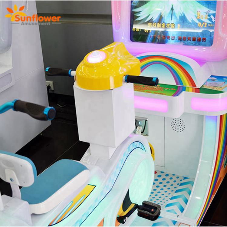 Double Players Driving Bike Game Coin Operated Amusement Game Machine ...
