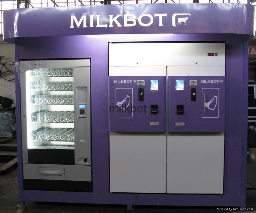 Fresh milk vending super machine - Mega - Megamilkbot (Czech Republic ...
