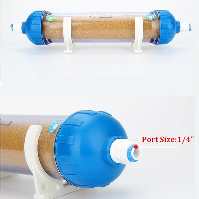 RO Refillable Inline filter cartridge 10-Inch filled with Ion Exchange ...