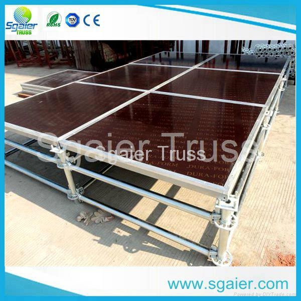 Metal Layer Stage Platform with Anti-slip Surface for Wedding - Sgaier ...