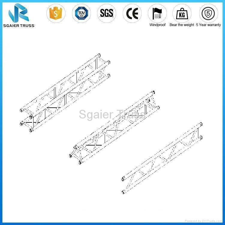 Triangle Aluminum Spigot Stage Truss Lighting Truss Exhibition Truss ...