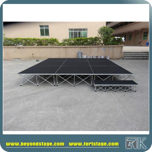 Portable stage with folding riser on sale - RAK-SQ4I - RK smart stage ...