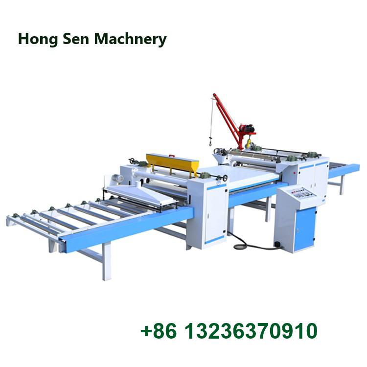Double side single side MDF sticking laminating machine laminator ...