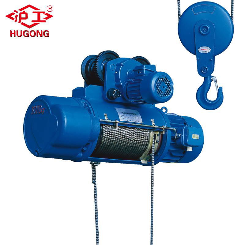 Lifting Tools Wire Rope Electric Hoist with electric trolley ...