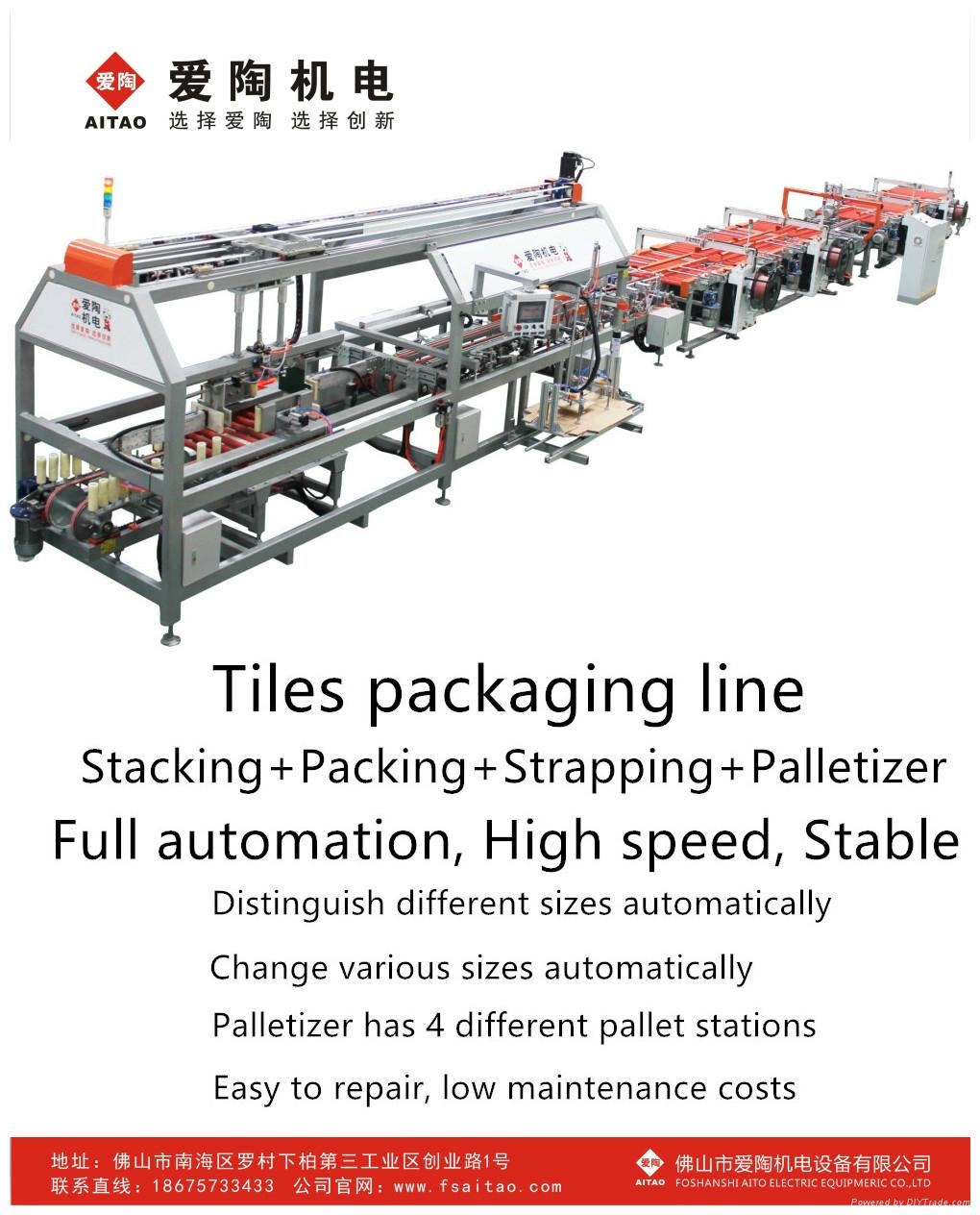 ceramic tile automatic packaging machine - DPJ - AITAO (China ...
