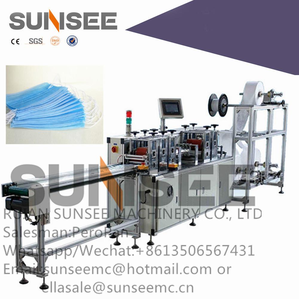 Automatic non-woven face mask making machine - SSE-140 - SUNSEE (China ...