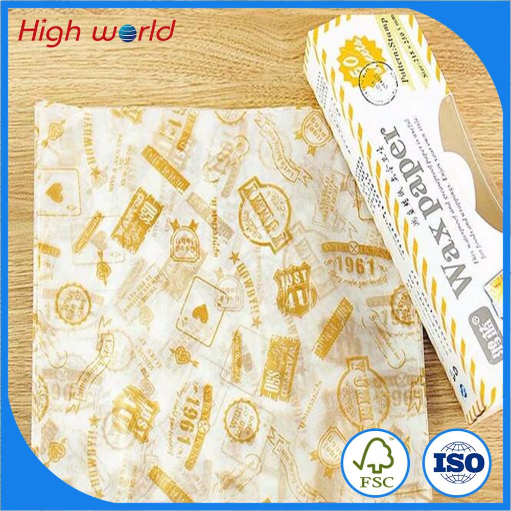 Custom printed sandwich wrapping pa - HW or OEM (China Manufacturer ...
