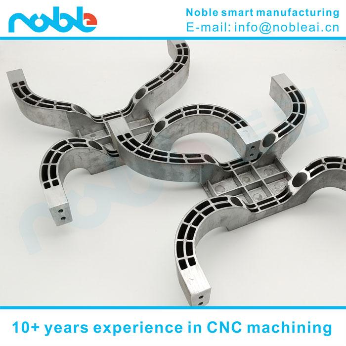 aluminum alloy stair climbing robot bracket CNC machining - Noble ...