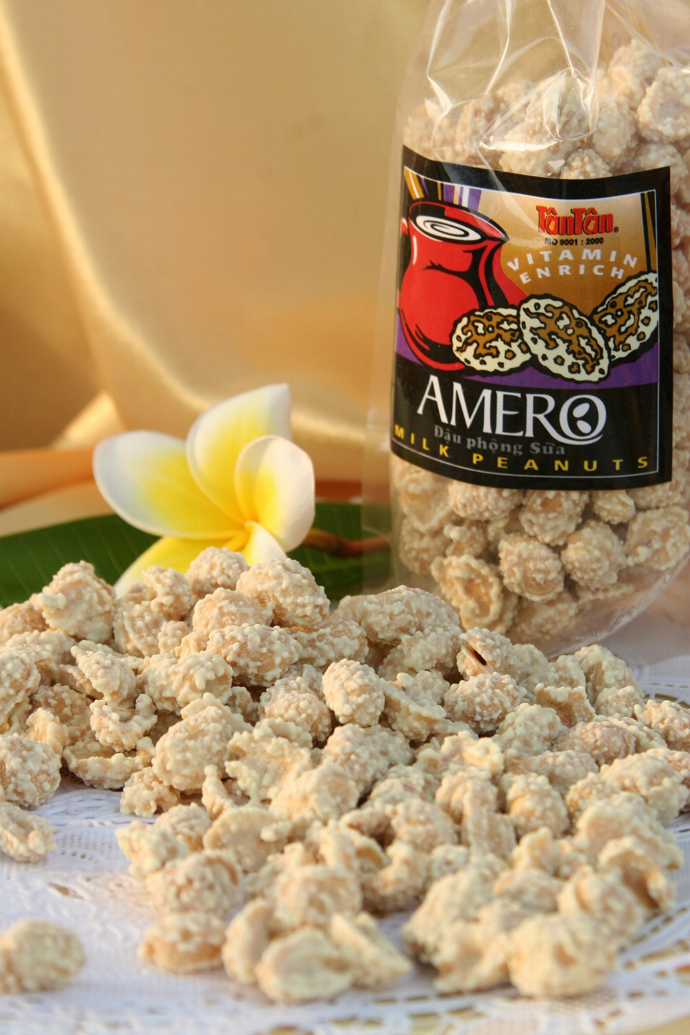 Crispy PEANUT Milk Cappuccino Coffee snack (Tan Tan Jolie 84983587558 ...