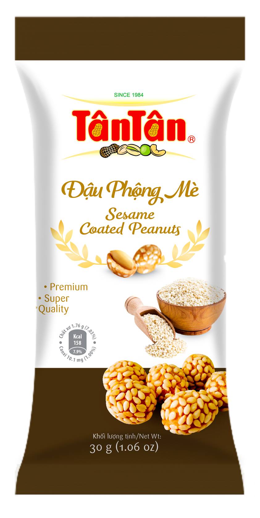 Crispy PEANUT Sesame snack (Tan Tan Jolie 84983587558) - Jolie. Peanut ...