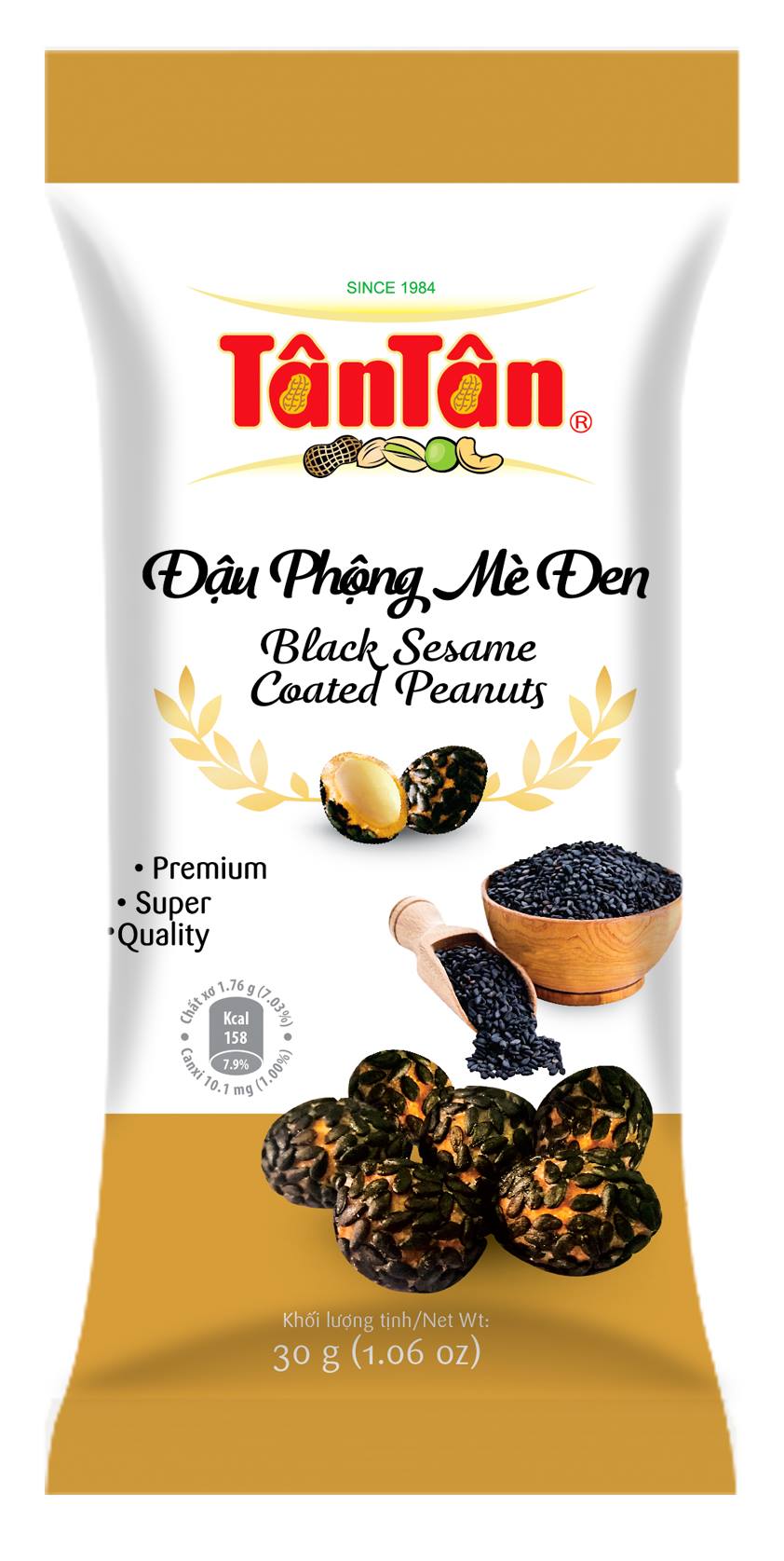 Crispy PEANUT Sesame snack (Tan Tan Jolie 84983587558) - Jolie. Peanut ...