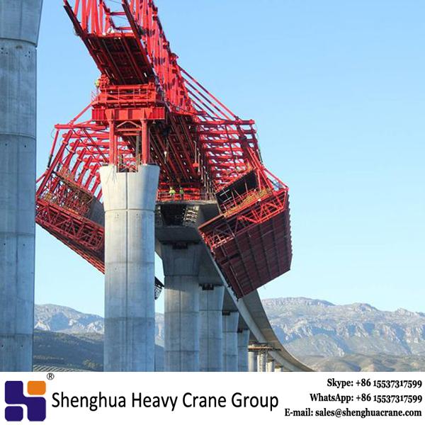 Bridge construction 900 ton overhead movable scaffolding system - MSS ...