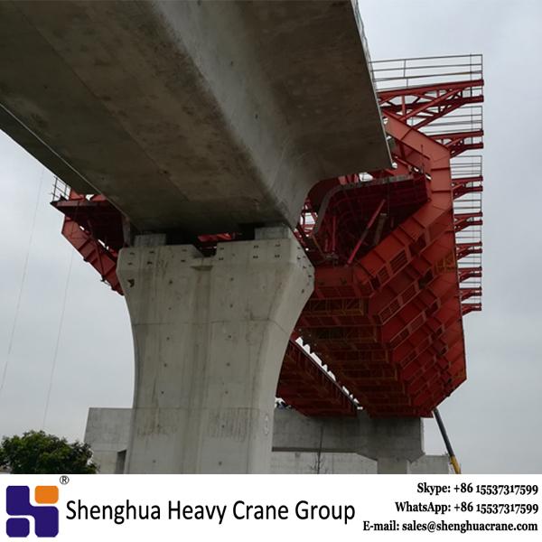 Bridge construction 900 ton overhead movable scaffolding system - MSS ...