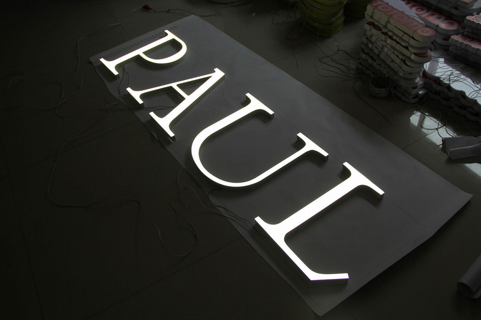30mm Acrylic Letter Led Frontlit Letter Sign Mini Letter - LOPO-007 ...