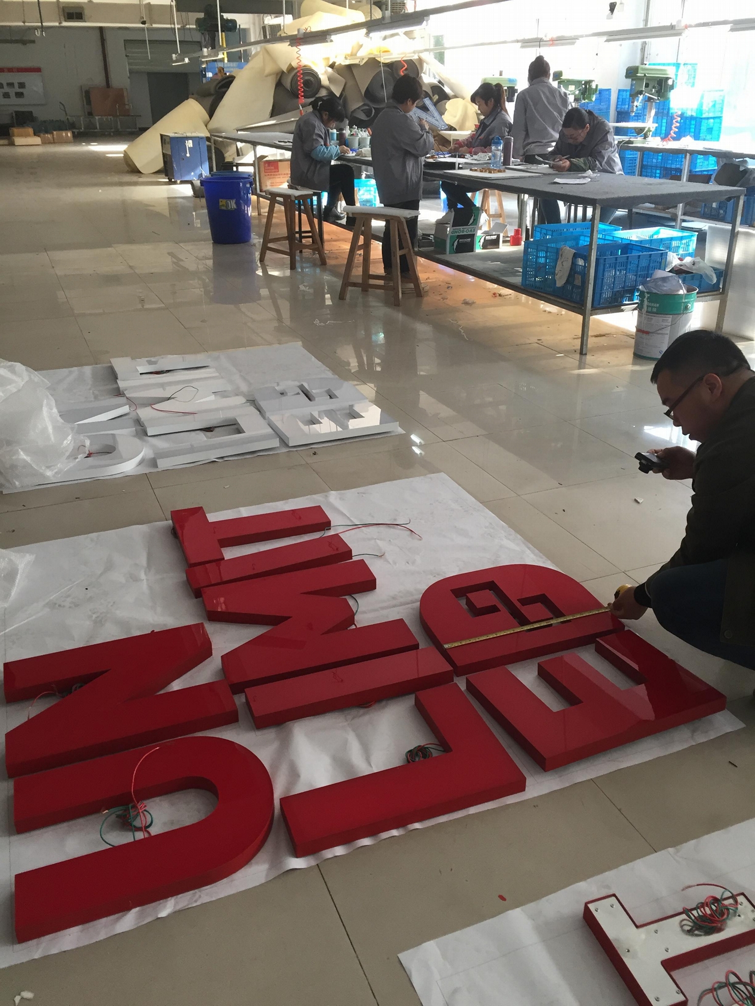 Large Luminous Acrylic Led Letters Signs For Advertising Sign ...