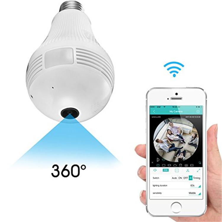 Security Surveillance Hidden Camera Light Bulb Wifi CCTV - HYF-B13-L ...