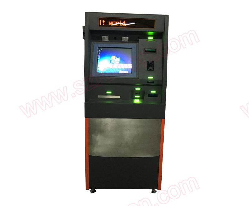 High security currency exchange machine with cash deposit and dispenser ...