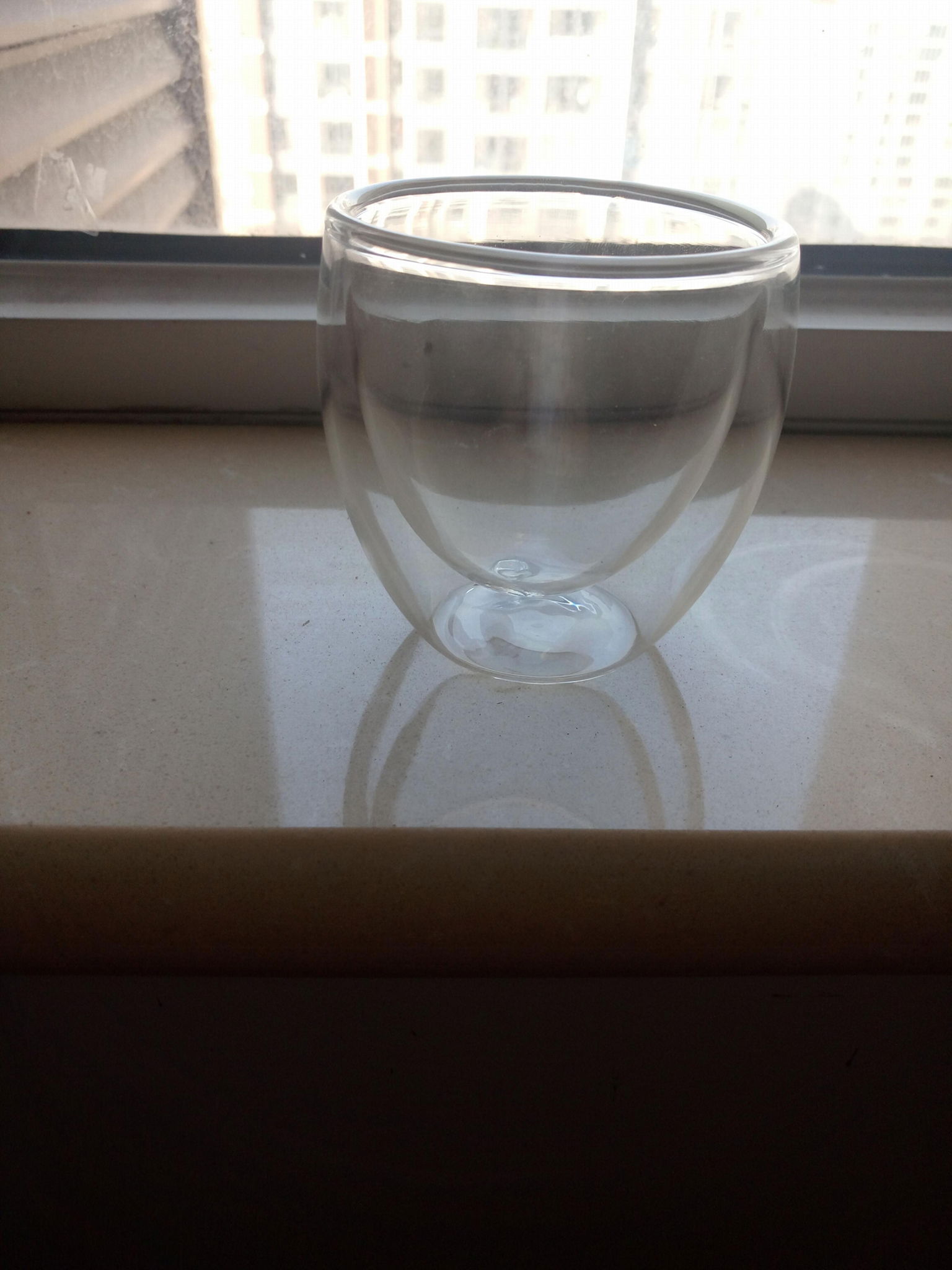 double wall glass cup without handle - JW-1123 - LFDY (China ...