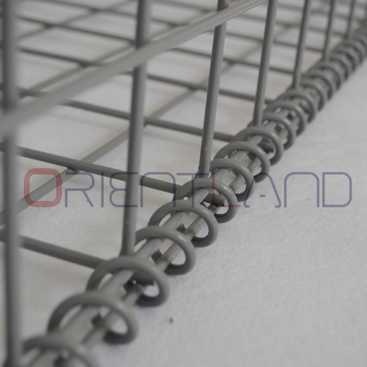 Garden PVC coated welded gabion retaining wall Gabion Bench Cages Fence ...