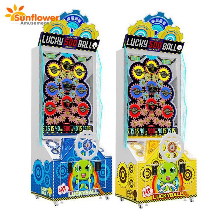 Coin Operated Lucky Ball Arcade Ticket Redemption Game Machine Original ...
