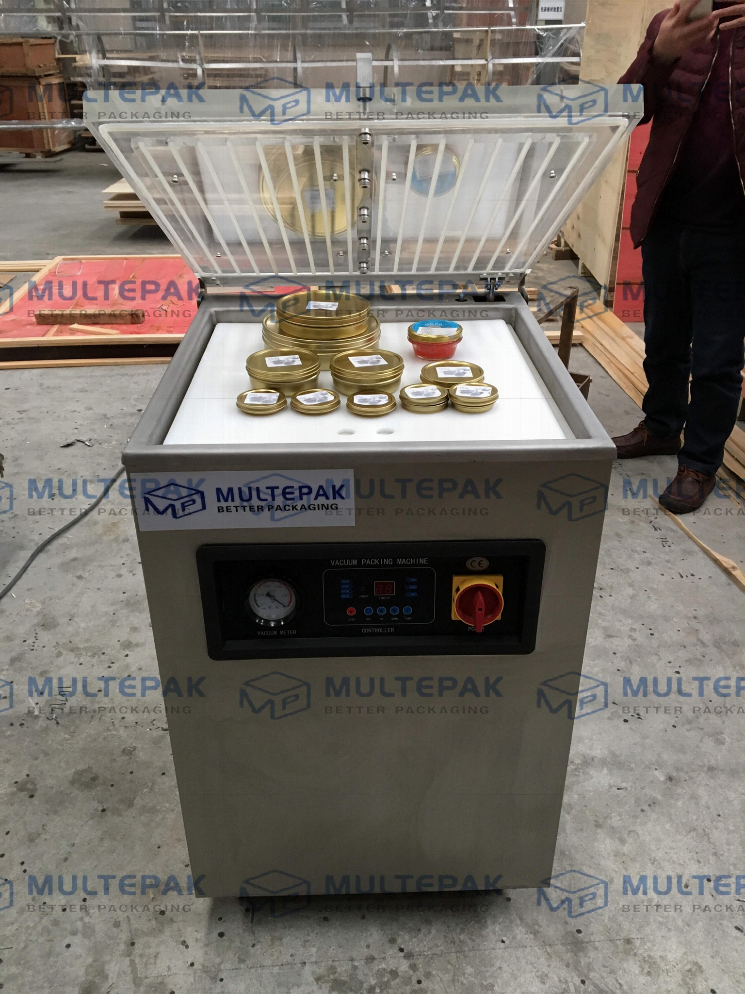 multepak caviar vacuum packaging machine tin sealing - MULTEPAK (China ...