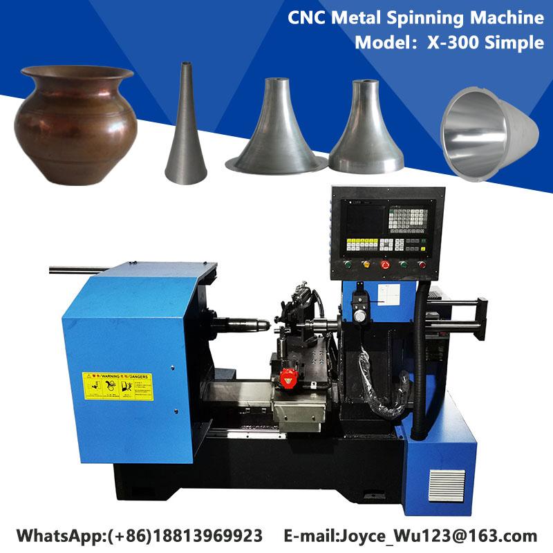 Automatic Cnc Metal Spinning lathe Machine - X-550 simple - HUIXI ...