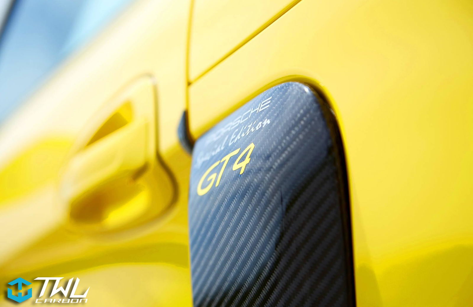 Porsche 981 Cayman Boxster GTS GT4 Carbon Fiber Rear Side Air Intakes ...