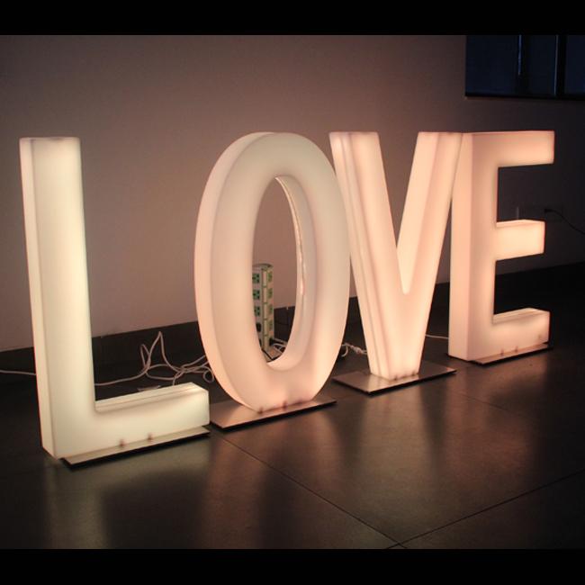 LED alphabet light up love letters - A186 - Colorfuldeco (China ...