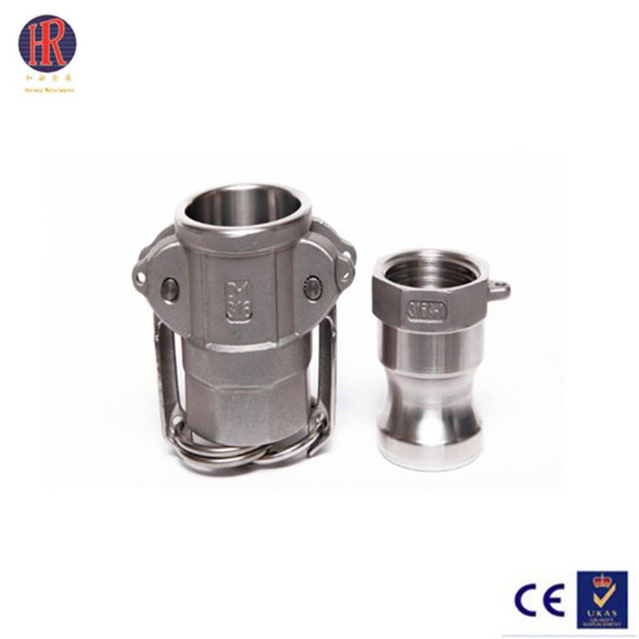 SS Coupler with Grooved Hose Shank Camlock Quick Coupling - Herong ...