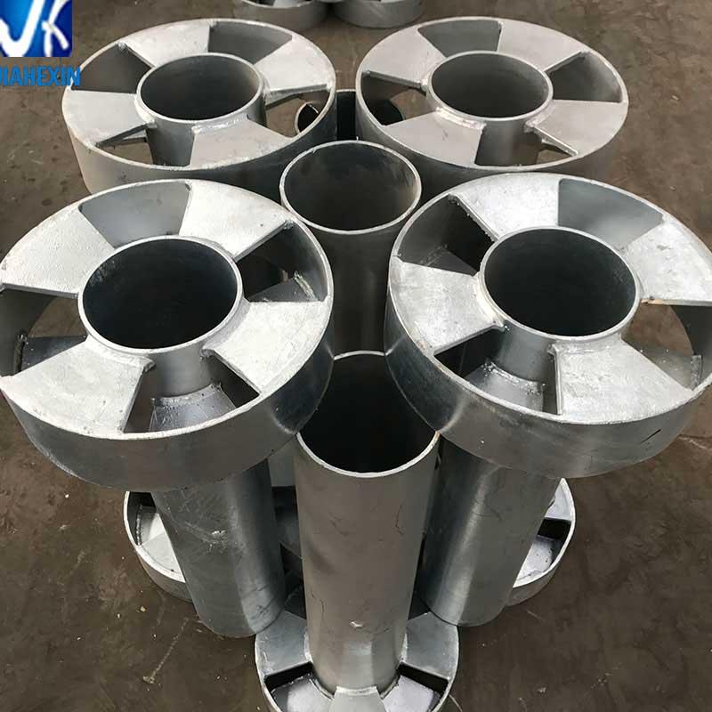 Custom fabricated round welded steel guard post - Guard post - JHX ...