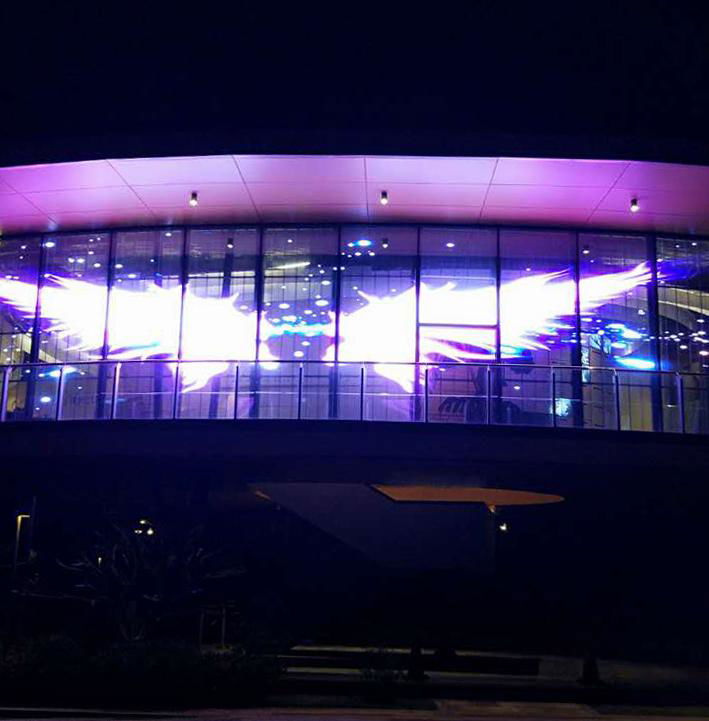 High transparency P10.4mm transparent led display screen - HOXLED ...