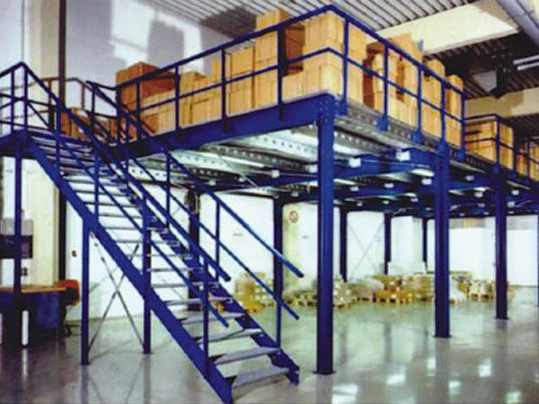 Multi-level Warehouse Storage Steel Mezzanine Floor Rack For Industrial ...