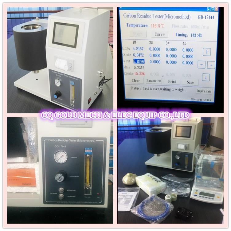 GD-17144 ASTM D4530 Gold Micro Carbon Residue Analyzer (China ...