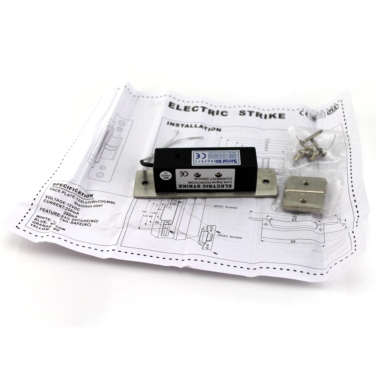 ANSI standard Heavy Duty Electric Strike Lock - ES-120A/120B - S4a ...