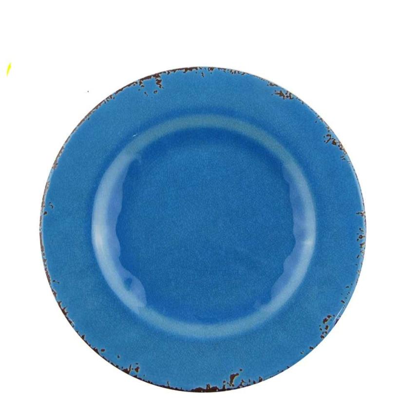 Hot selling Melamine round Bumpy dinner plate food plate - F1109，F1111 ...