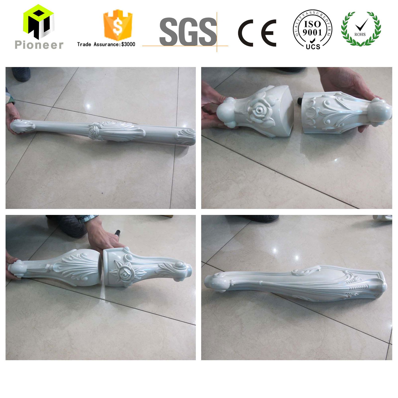 ABS Furniture legs plastic hollow extrusion blow molding machine ...