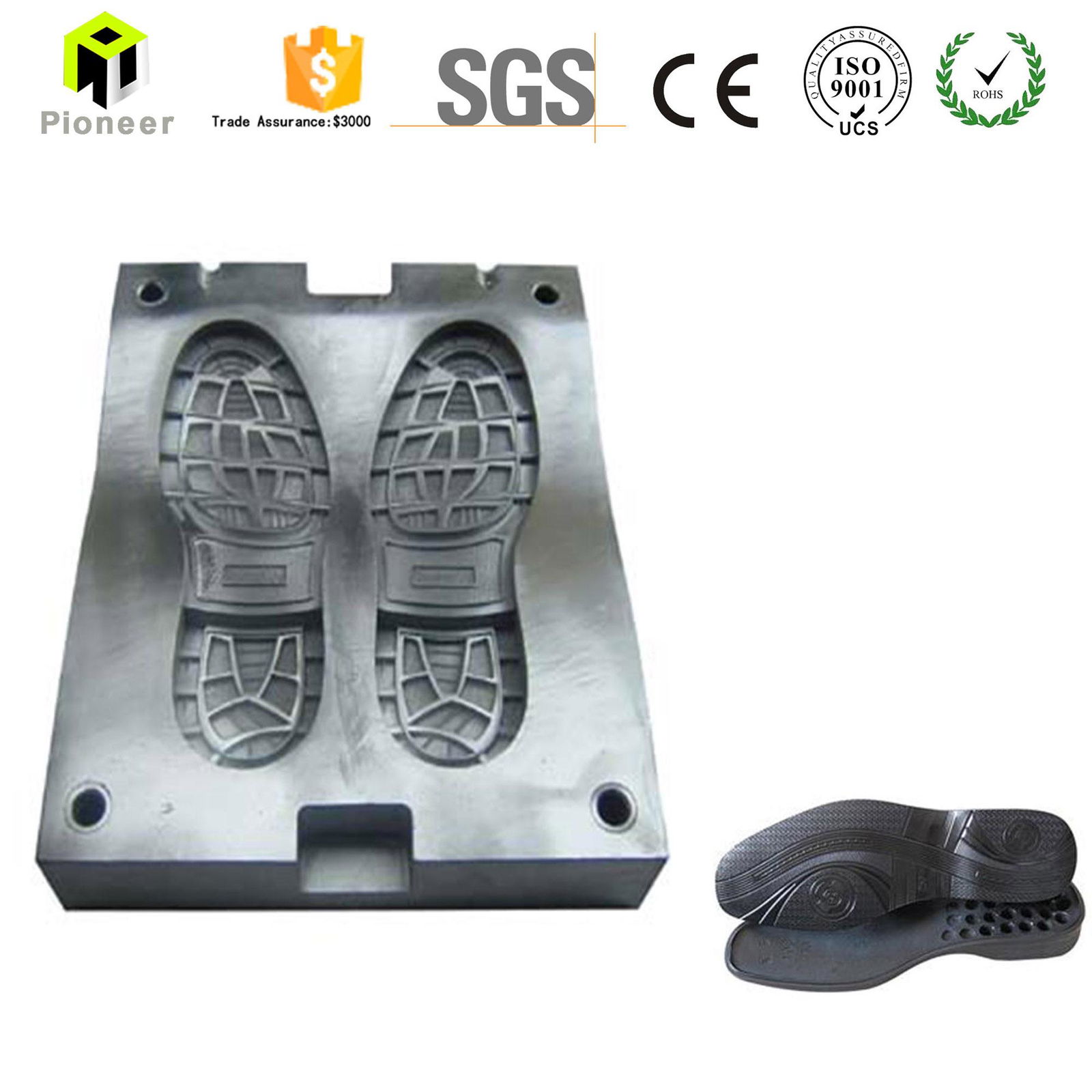 Aluminum polyurethane PU Shoe Sole Insole Mould Die Cast Making ...
