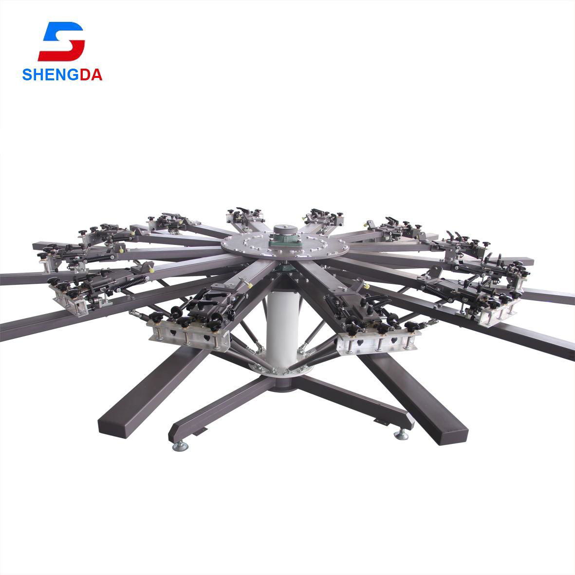 6 color 6 station screen printing machine - DY-07 - SHENGDA (China ...