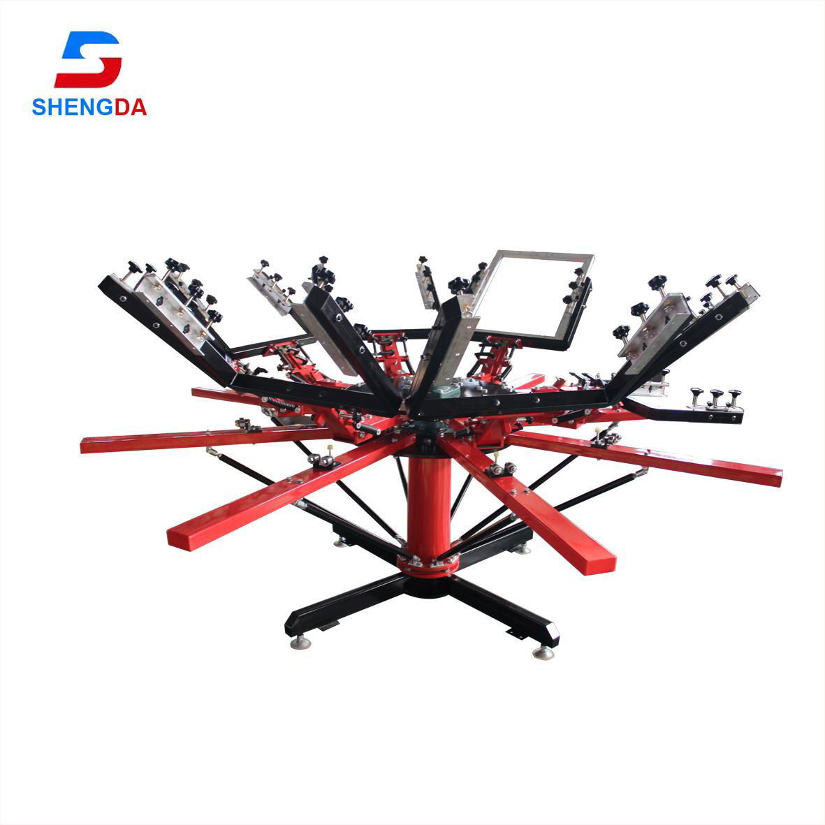 6 color 6 station screen printing machine - DY-07 - SHENGDA (China ...