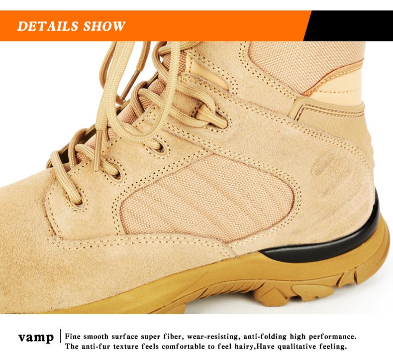CQB.SWAT Desert Boots Military With zipper High Quality Boots ...