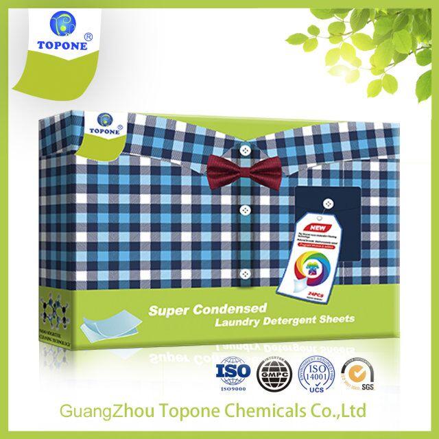 New Product Washing Powder Sheets For Apparel - TLDS62-28 - TOPONE ...