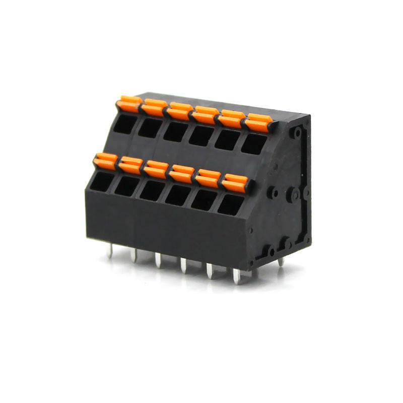 Dual Terminal Block Type for Pcb Blocks Mount 5.0 Small Size Splices CN ...