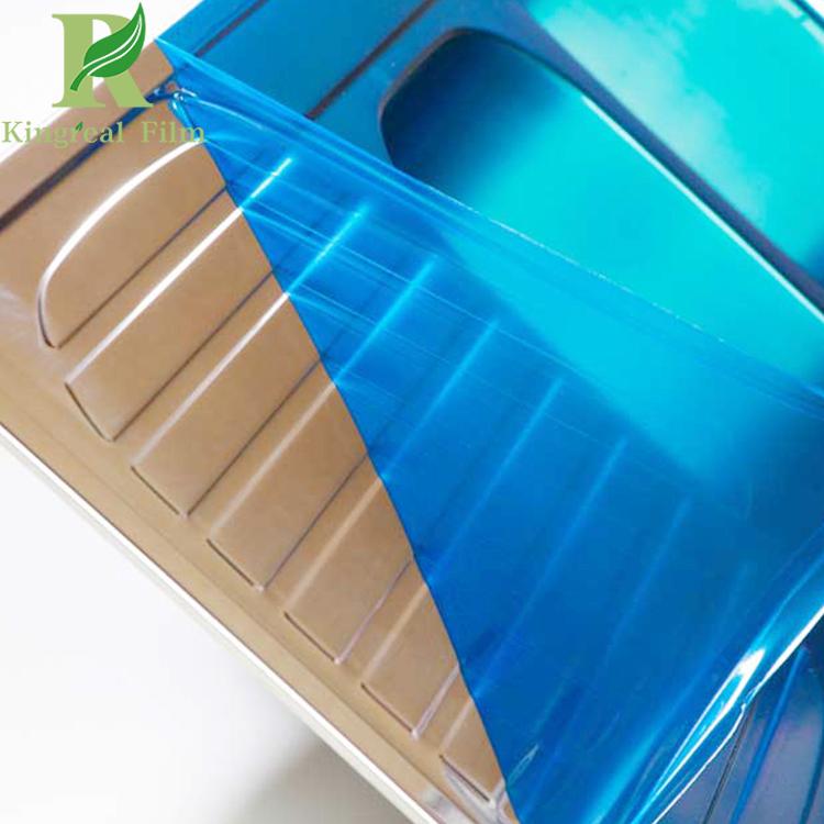 0.03-0.2mm Blue Customized Adhesive Protective Film for Metal Surface ...
