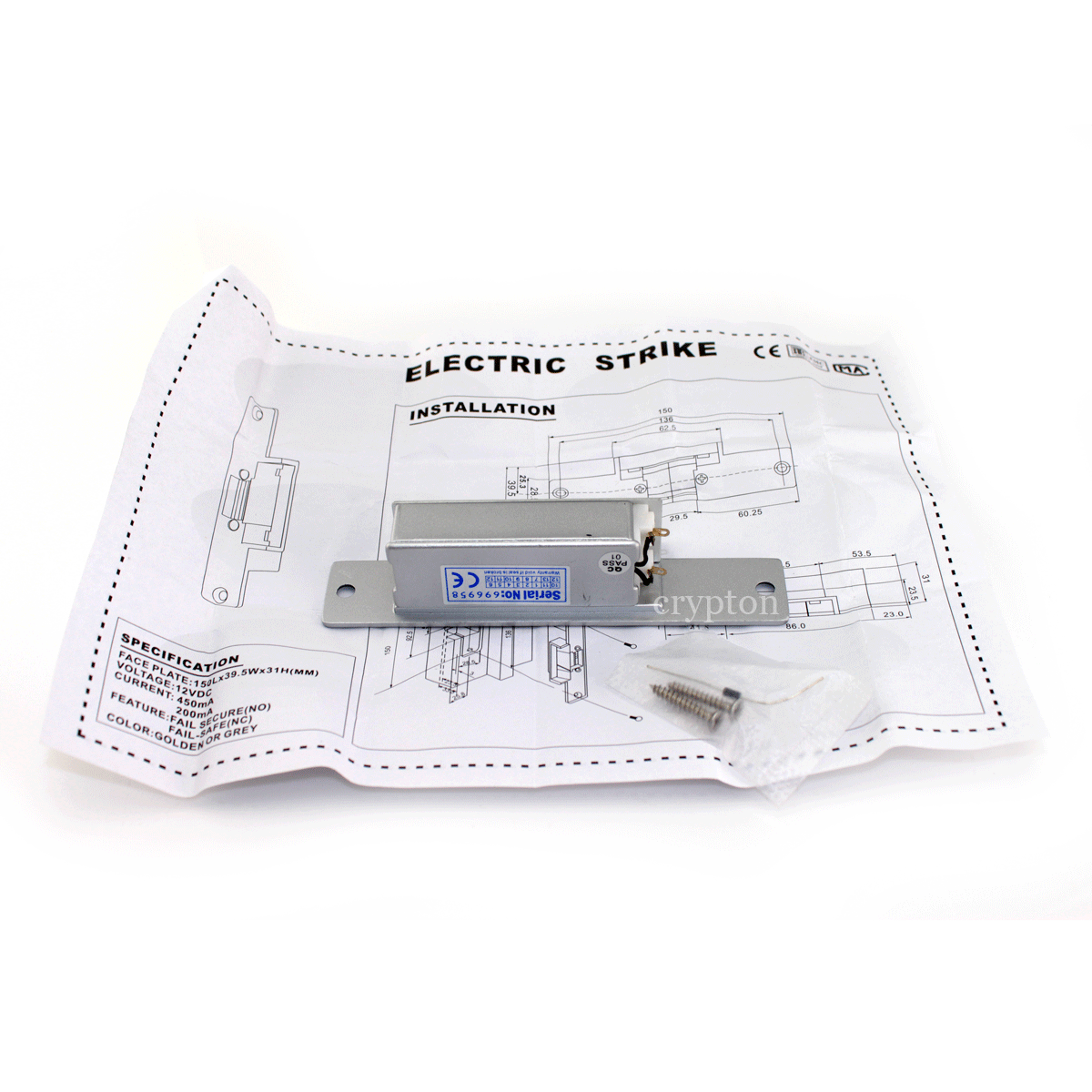 Electronic Strike Lock-100A - ES-100A - S4A (China Trading Company ...