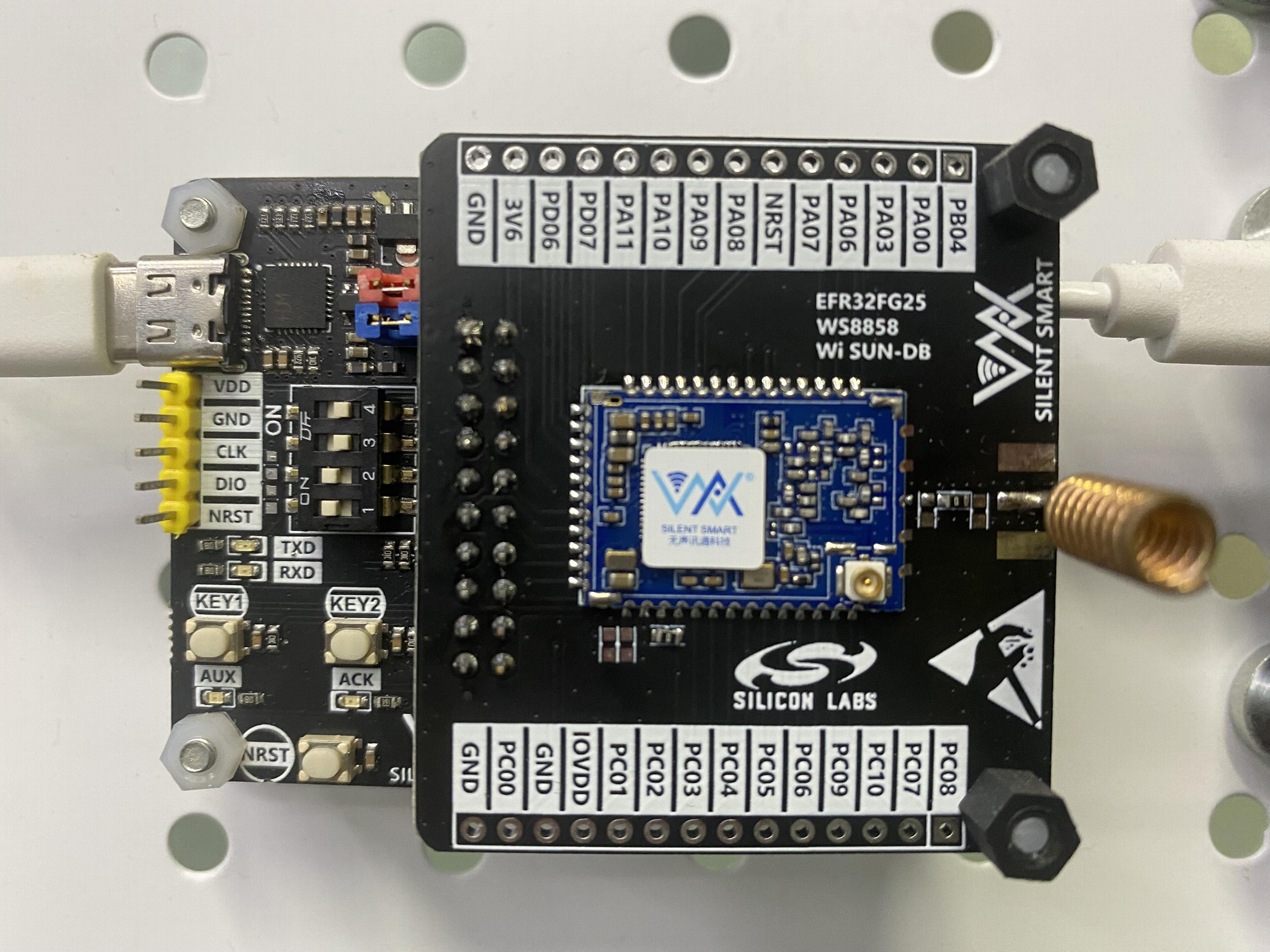 Micromu WS8858FLS Wi-SUN EFR32FG25 RF Transceiver Module For Water