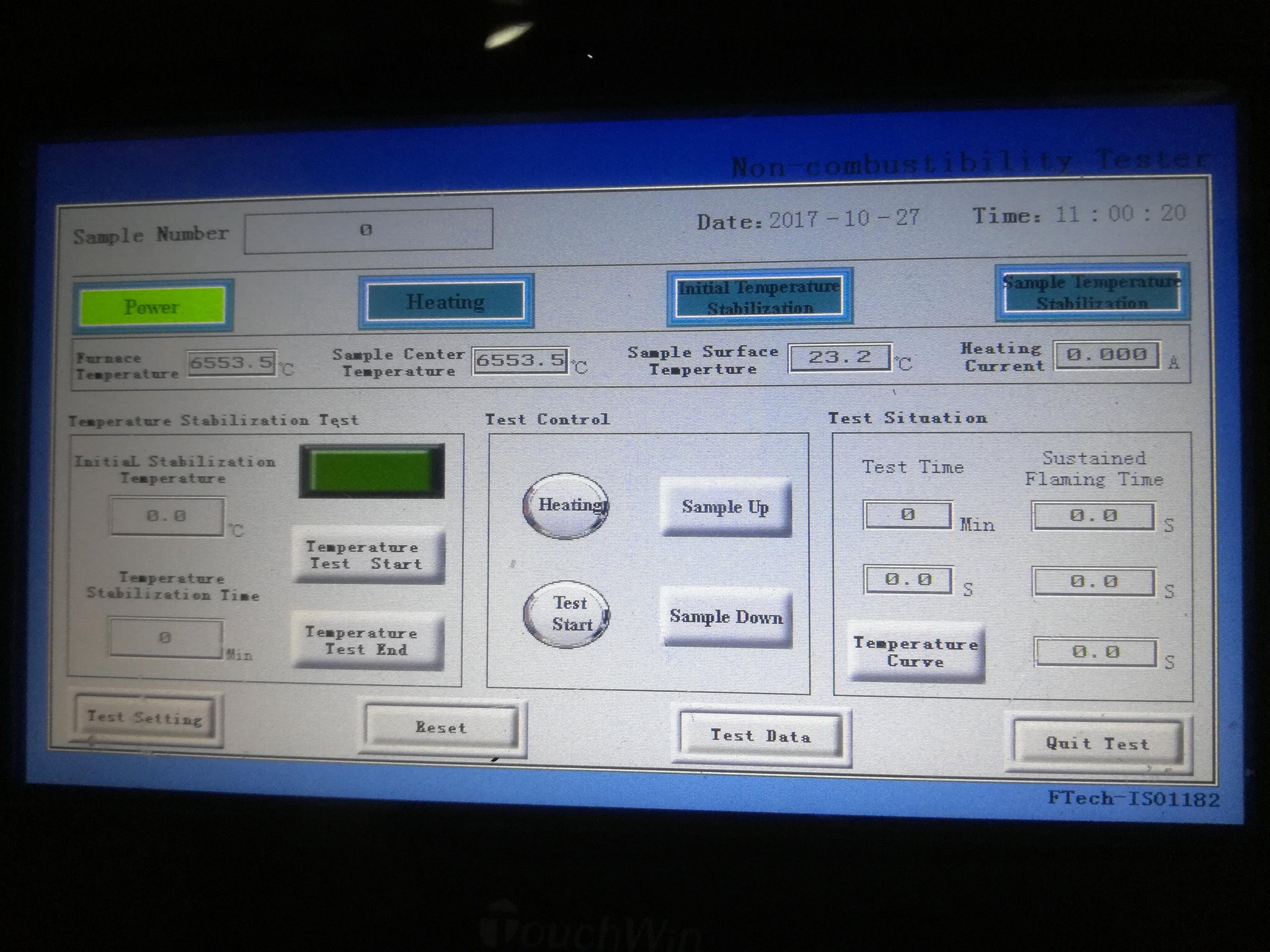 ISO 1182 Non-Combustibility Tester for Building Material - ISO 1128 ...