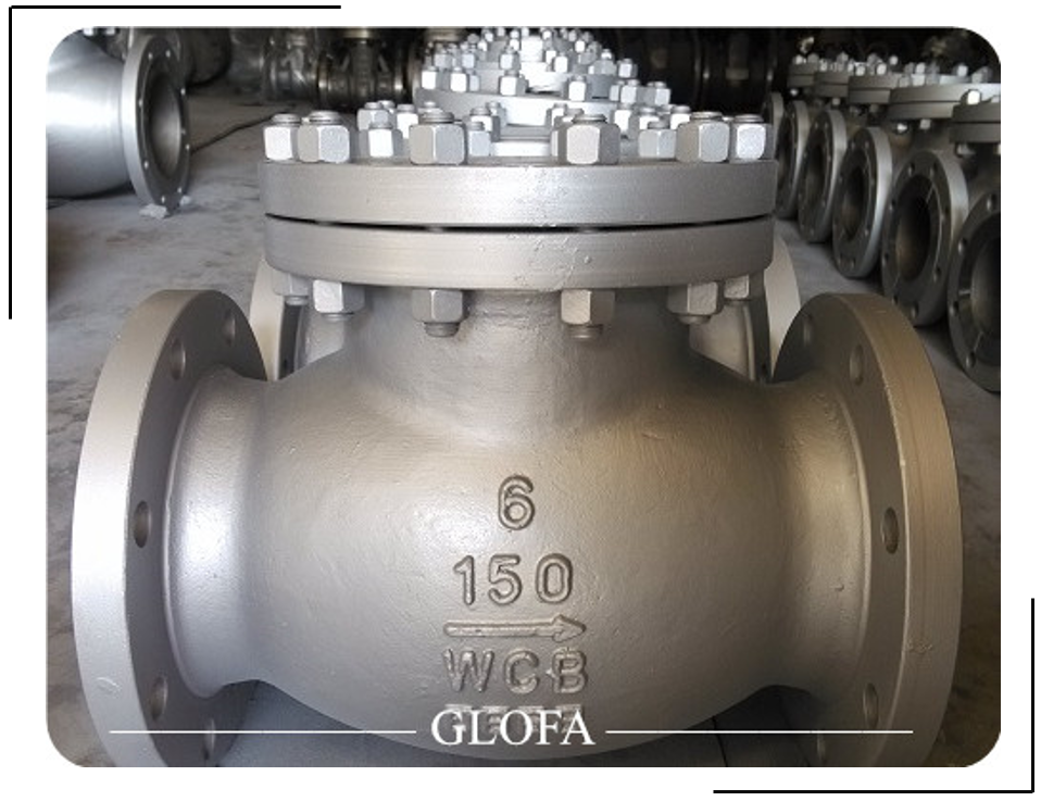 CAST STEEL BOLTED COVER SWING CHECK VALVE - GLFH41H - GLOFA (China ...