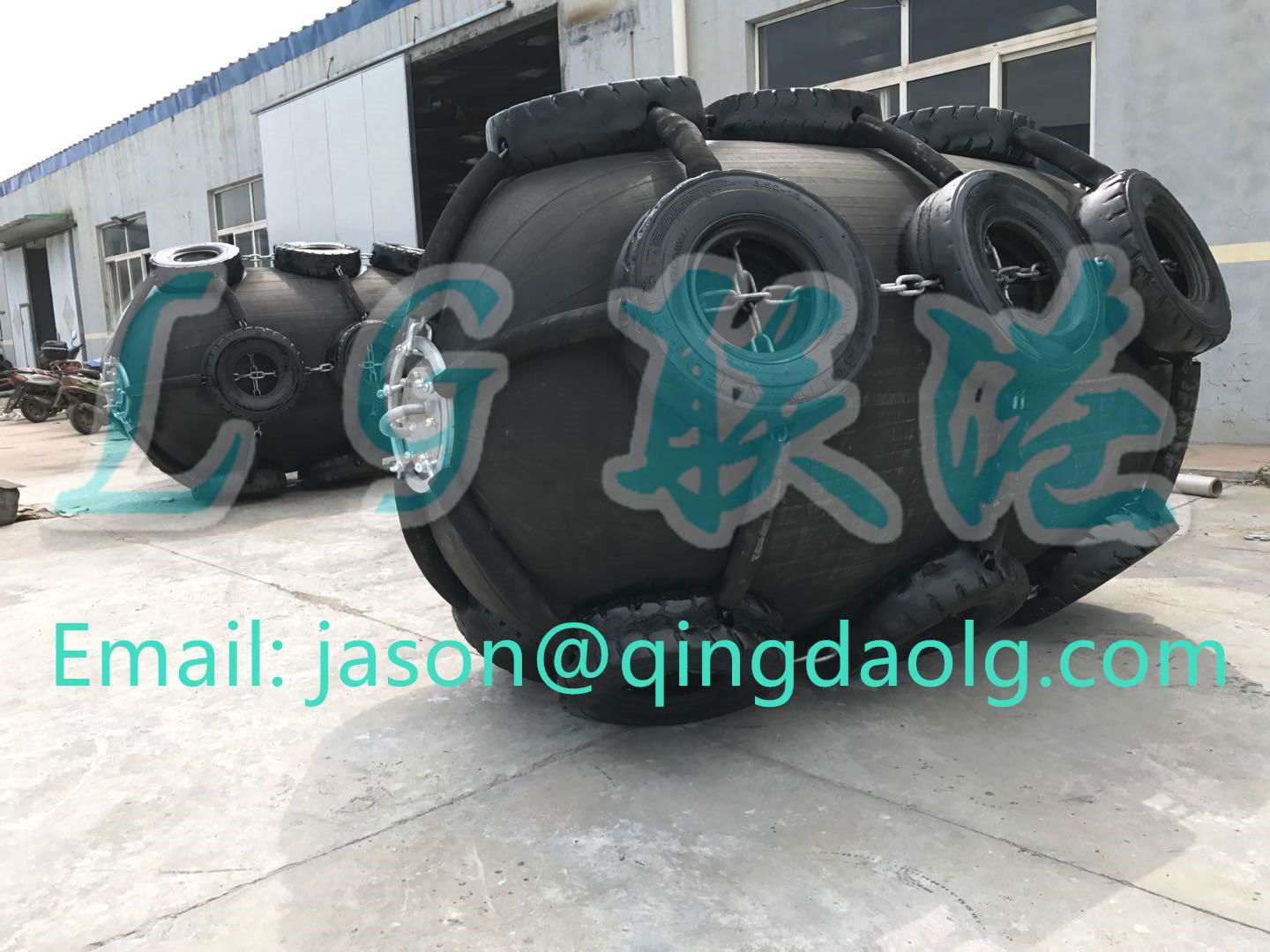Pneumatic rubber ship fender marine fender - LG003 - Qingdao Liangang ...
