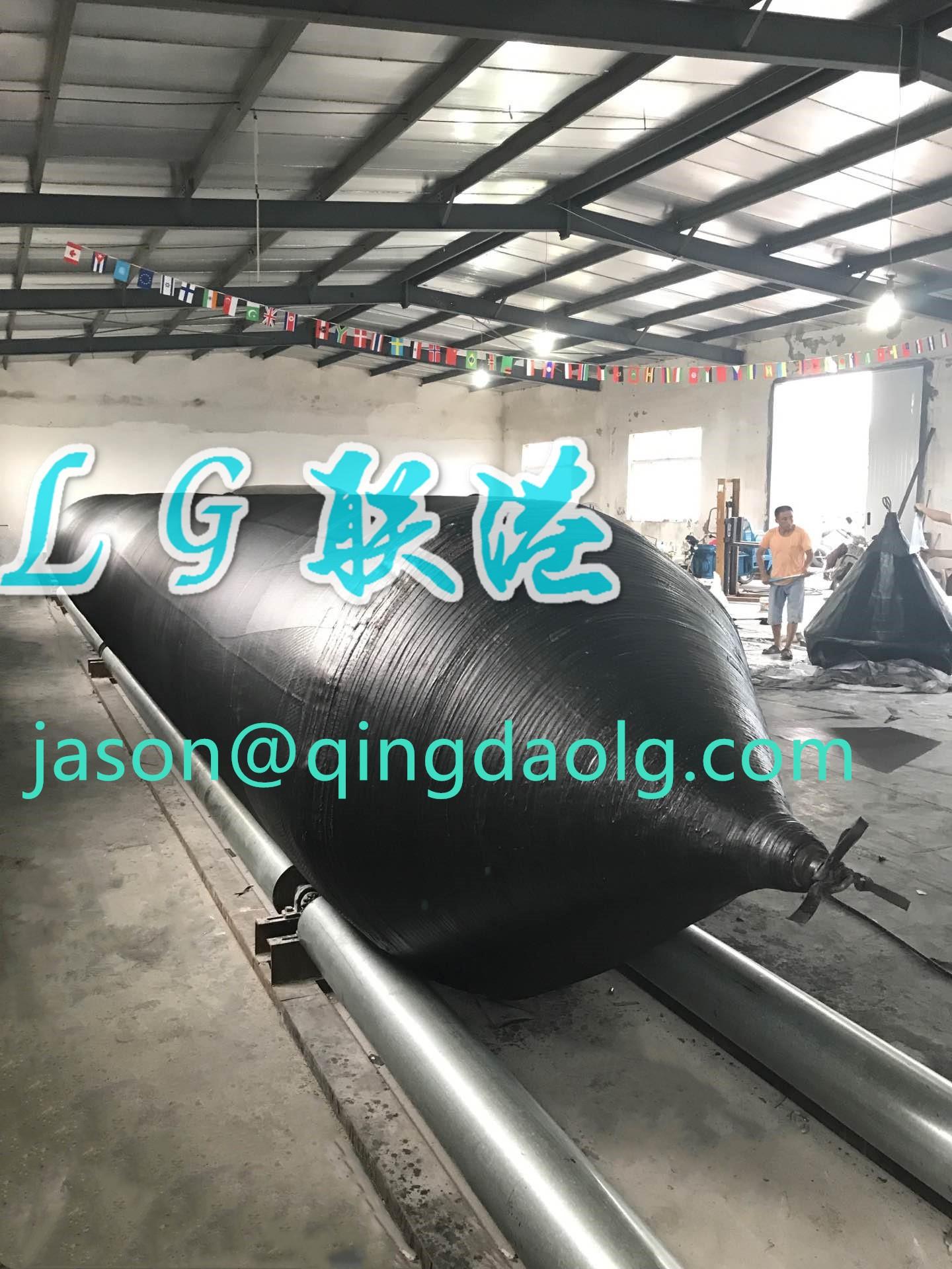 Ship launching marine rubber airbag made in China - LG009 - Qingdao ...