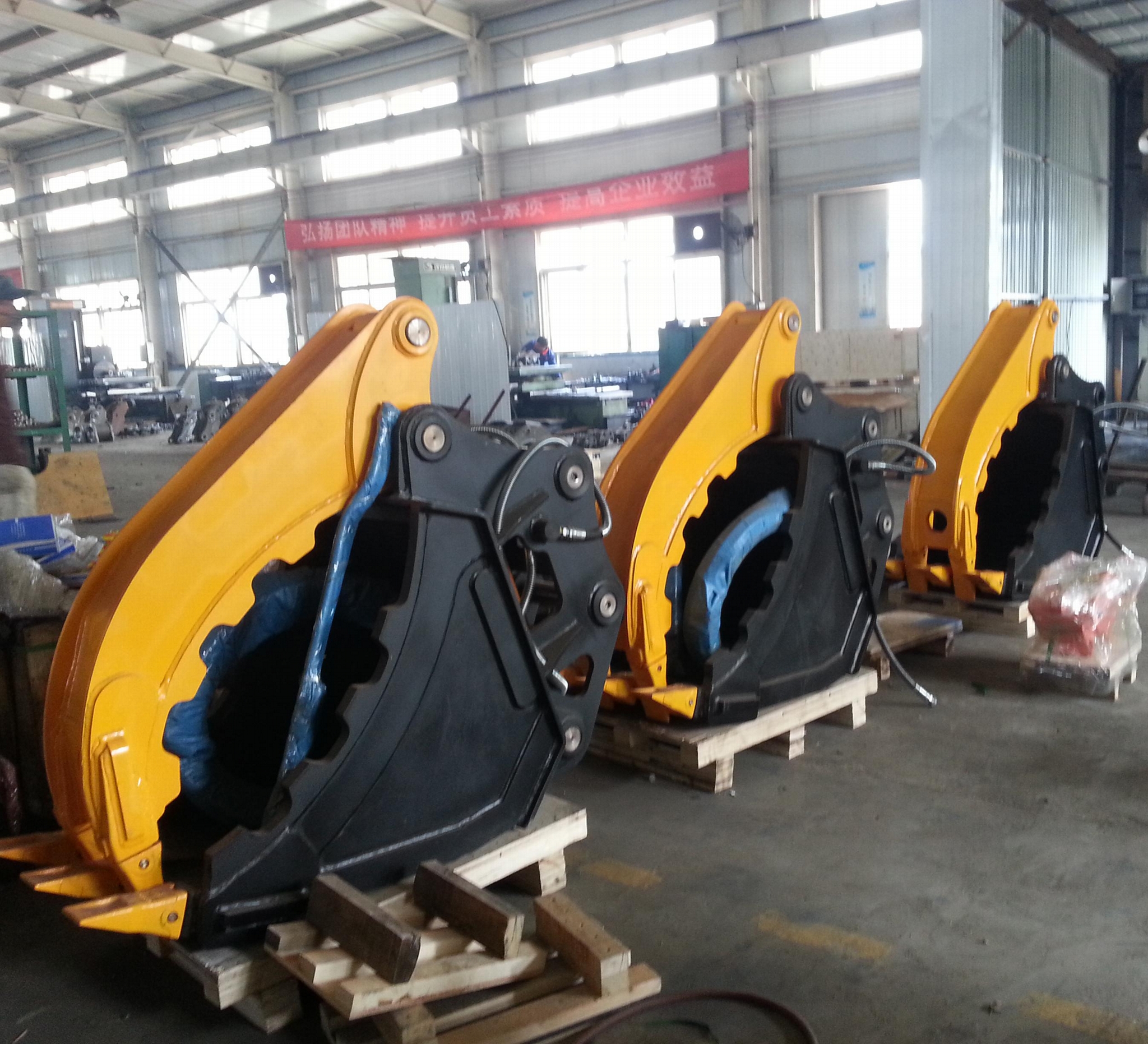 Hydraulic Excavator Thumb Bucket Attachment - Customized - JT (China ...